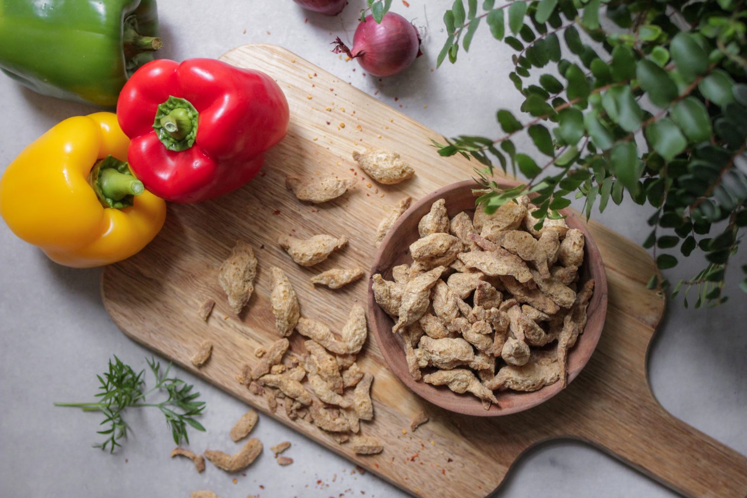 Leckere Gemüsepfanne & texturiertes Soja richtig zubereiten • veggies ...